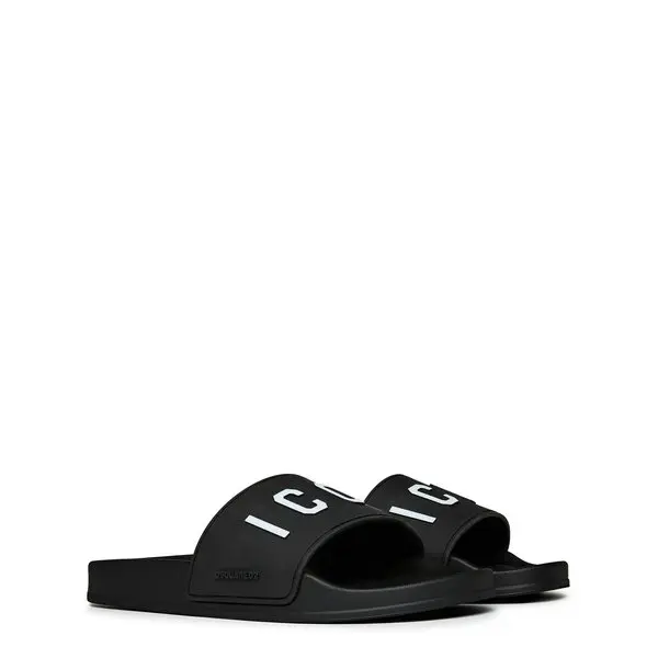 Dsquared2 Printed Flat Slippers
