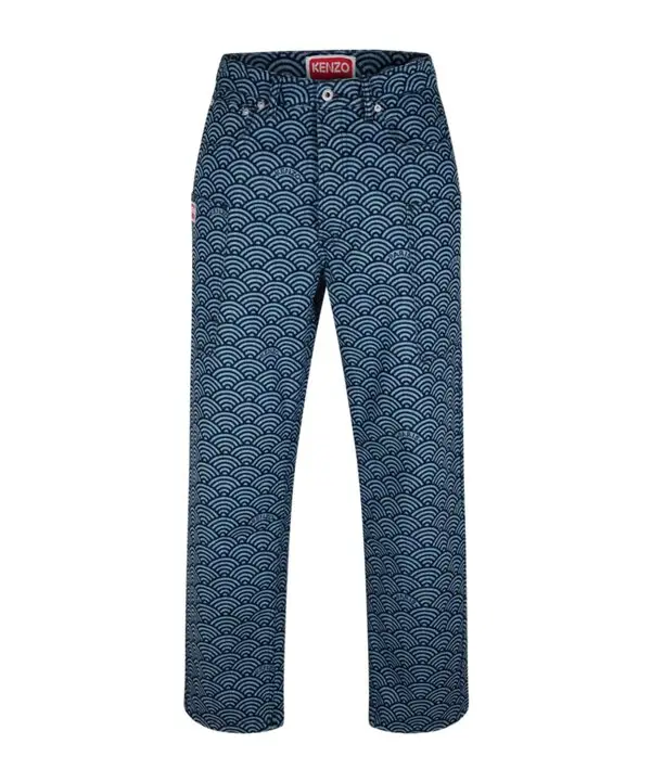 Kenzo Printed Denim Trousers