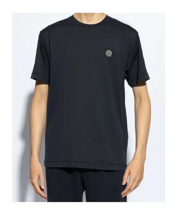 Stone Island Compass Patch Crewneck T-shirt