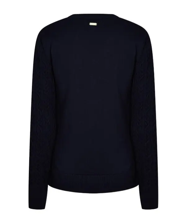Barbour Hampton V-neck Knit - Navy