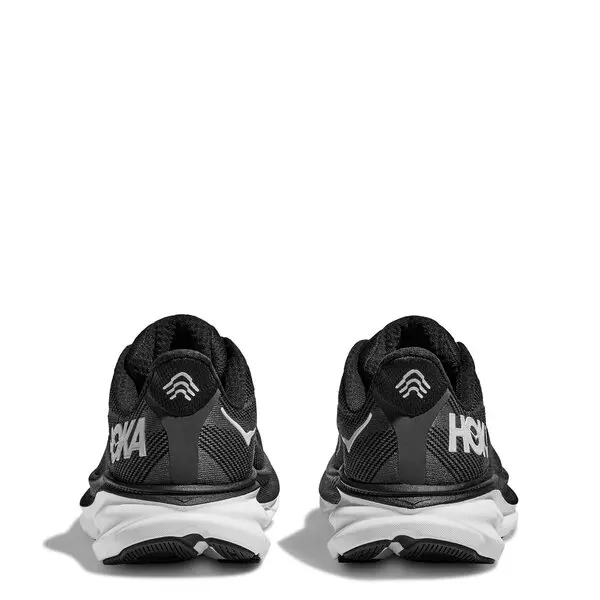 Hoka One One Lightweight Cushioned Running Sneakers - Black