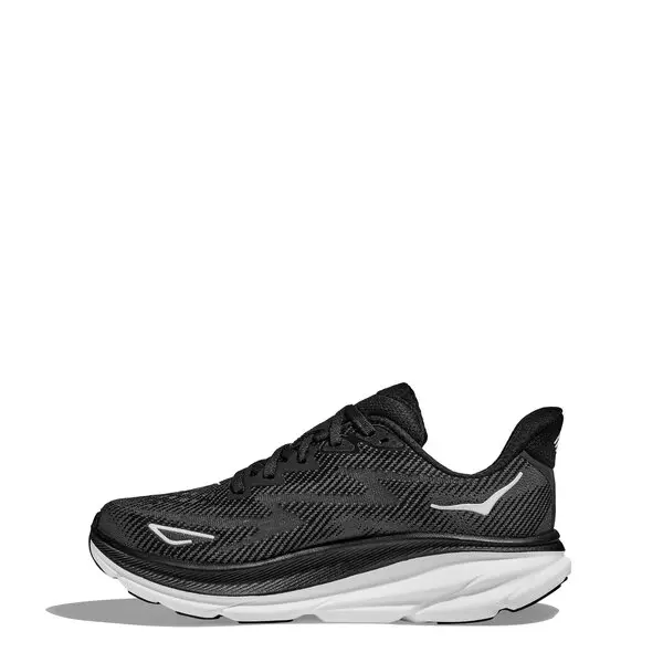 Hoka One One Lightweight Cushioned Running Sneakers - Black