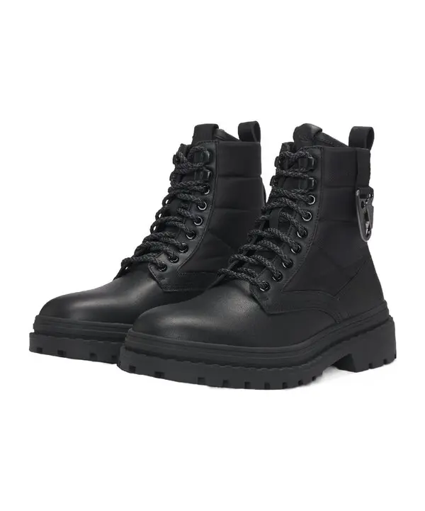 Hugo Boss Spliced High-top Combat Boots