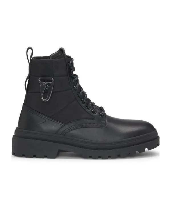 Hugo Boss Spliced High-top Combat Boots