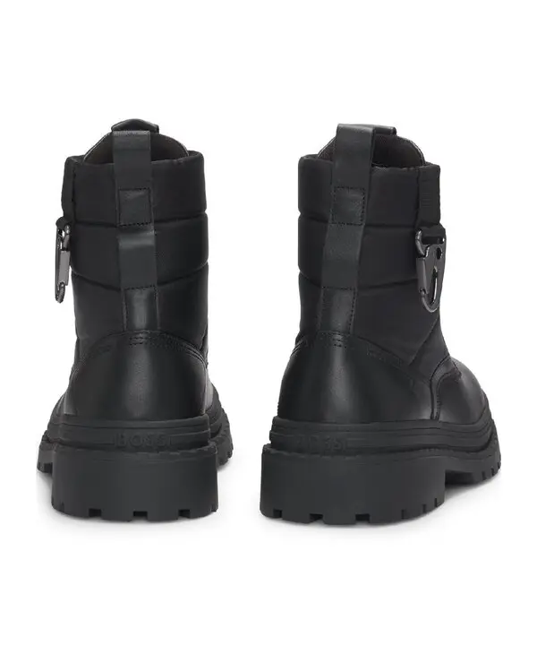 Hugo Boss Spliced High-top Combat Boots