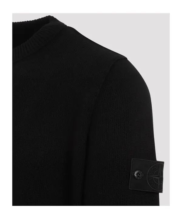 Stone Island Logo-patch Crewneck Jumper