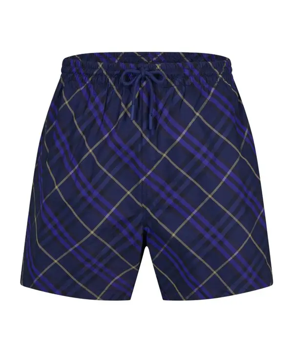 Burberry Checked Swimming Trunks