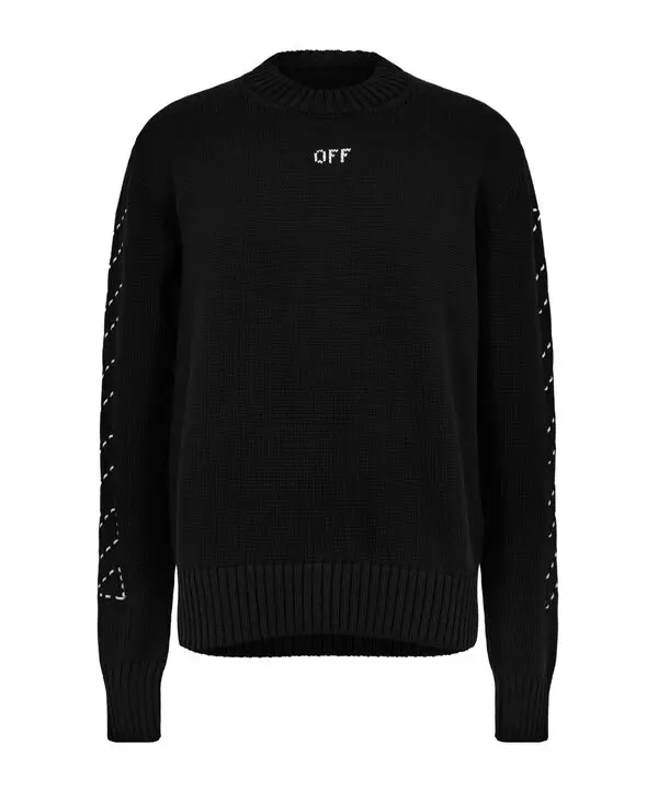 Off-White Zipper Knitted Sweater