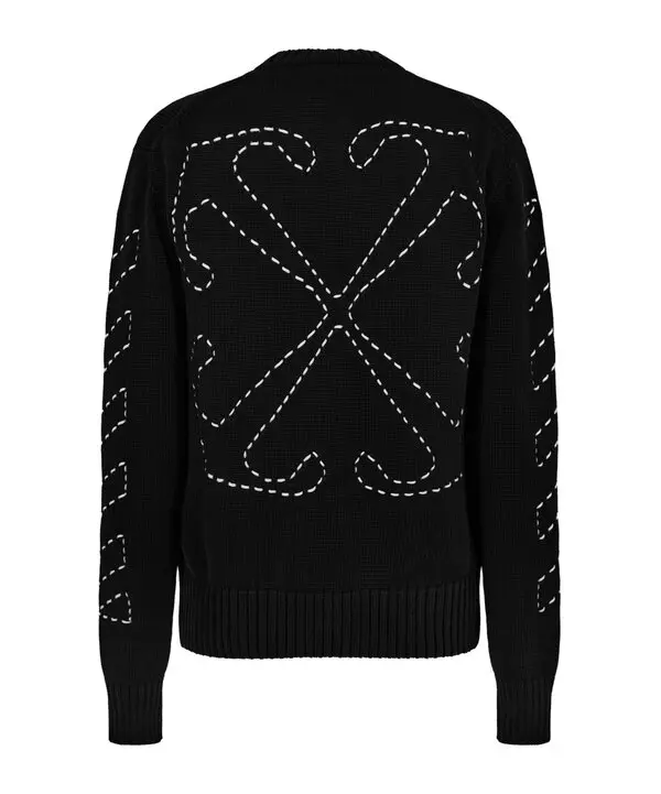 Off-White Zipper Knitted Sweater