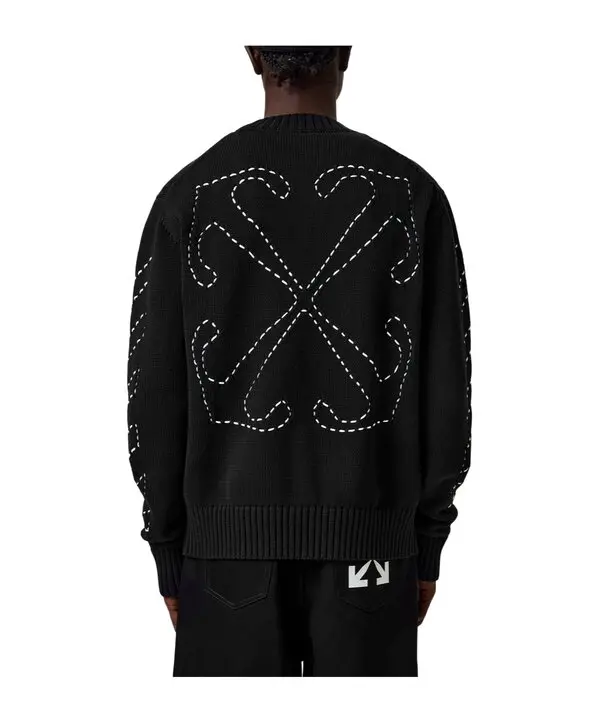 Off-White Zipper Knitted Sweater