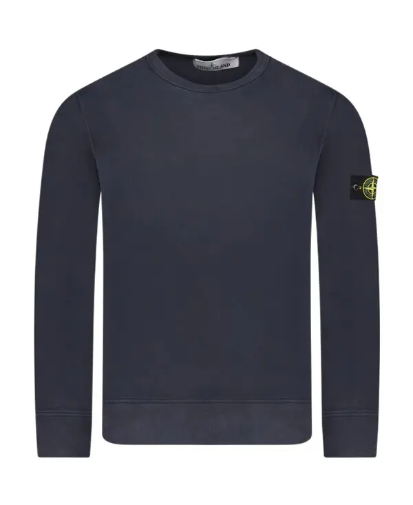 Stone Island Logo Patch Crewneck Sweatshirt