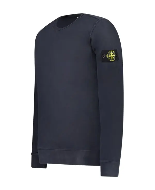 Stone Island Logo Patch Crewneck Sweatshirt