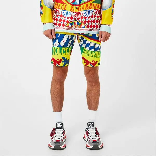 Dolce & Gabbana Printed Swim Shorts