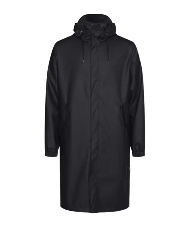 Rains Long-sleeved Hooded Coat