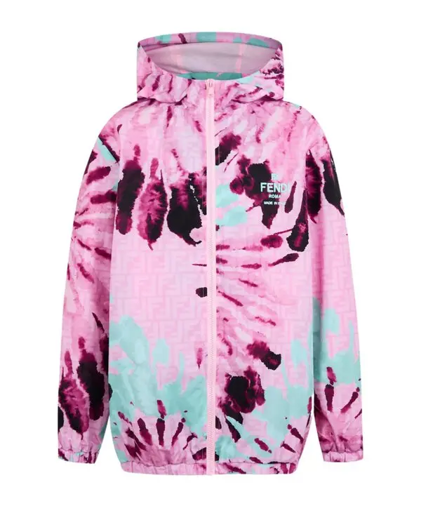 Fendi Zigzag Printed Casual Jacket