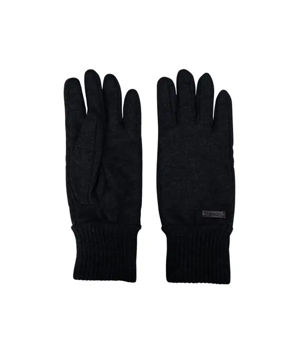 Hugo Boss Dark Heather Five-finger Warm Gloves