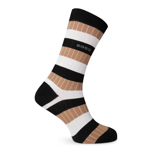 Hugo Boss Ribbed Socks Accented