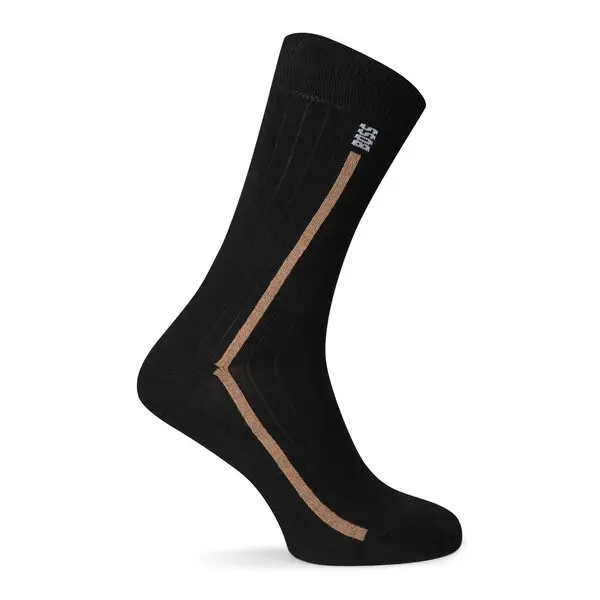 Hugo Boss Ribbed Socks Accented