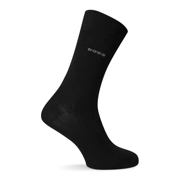 Hugo Boss Ribbed Socks Accented