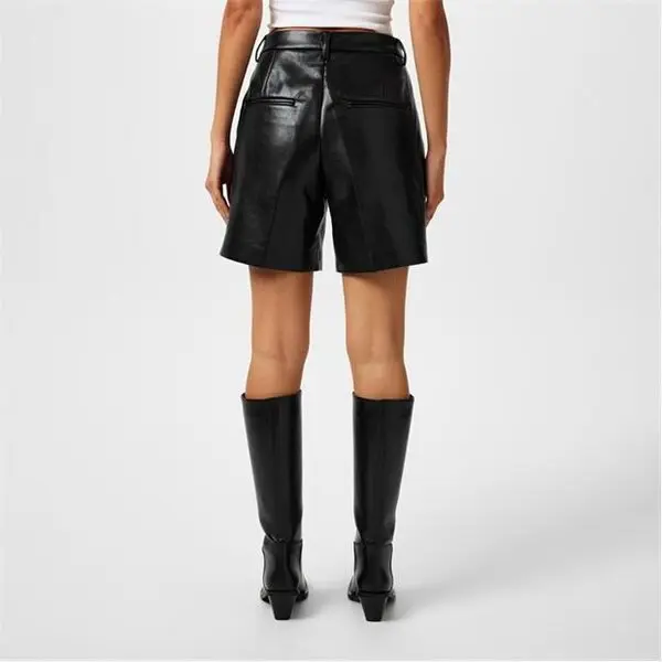 ANINE BING Carmen Leather Shorts