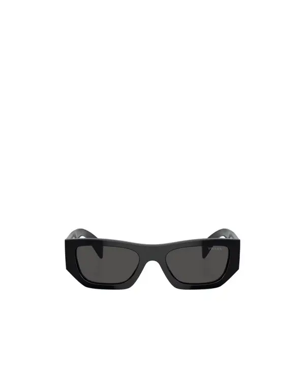 Prada Logo Rectangular Sunglasses - Black