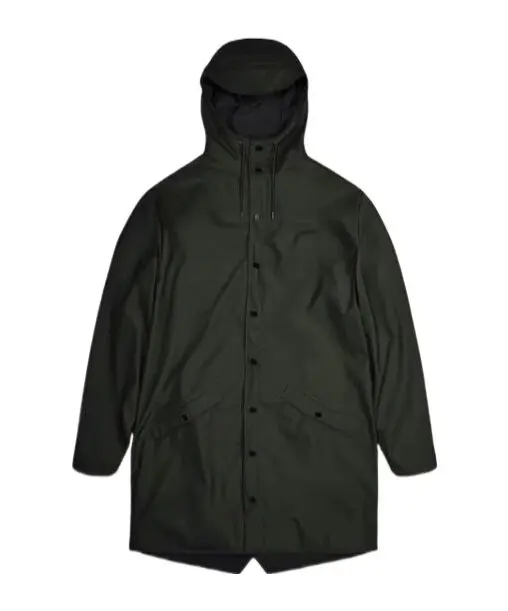 Rains Hooded Long Raincoat