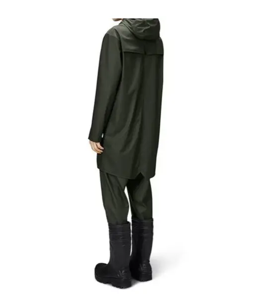 Rains Hooded Long Raincoat