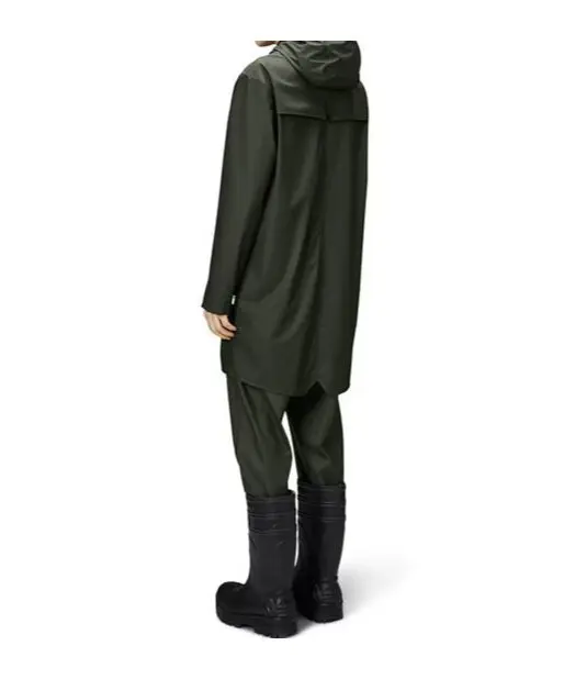 Rains Hooded Long Raincoat