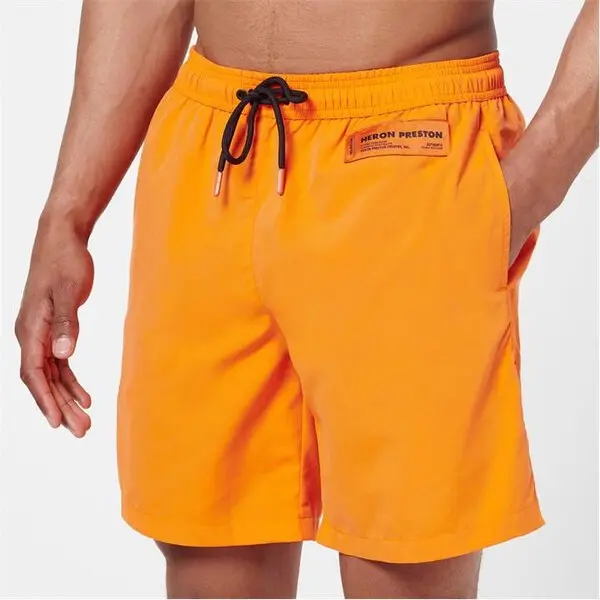 Heron Preston Logo Patch Swim Shorts