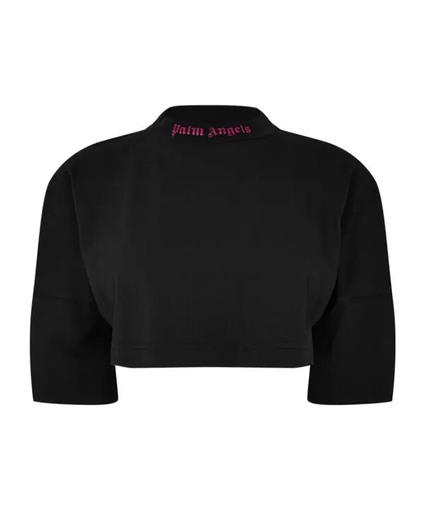Palm Angels Logo Cropped T-shirt