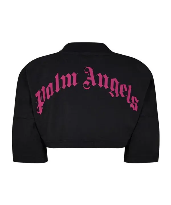 Palm Angels Logo Cropped T-shirt