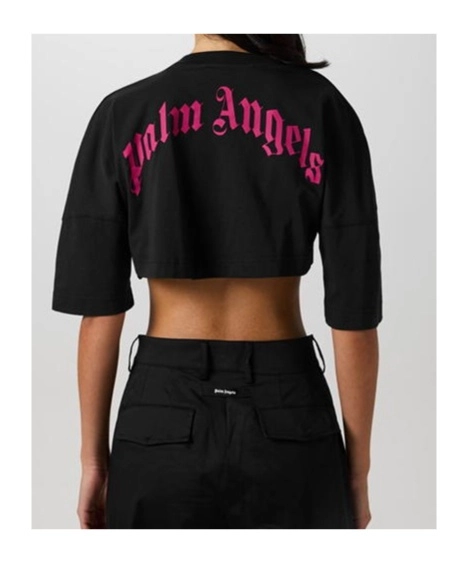 Palm Angels Logo Cropped T-shirt