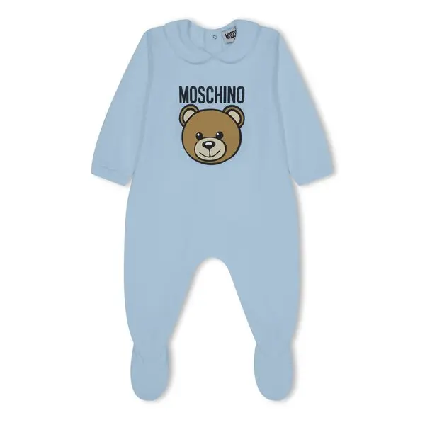 Moschino Three-piece Baby Set With Bear Motif