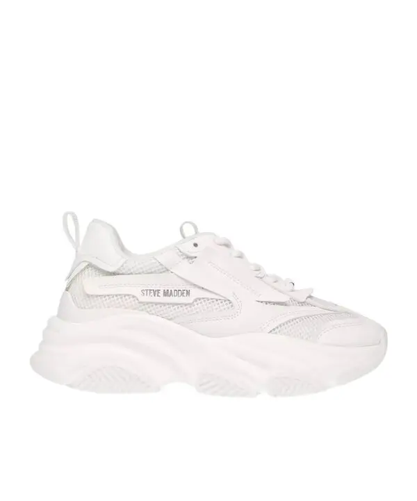 Steve Madden Possession Chunky Trainers - White