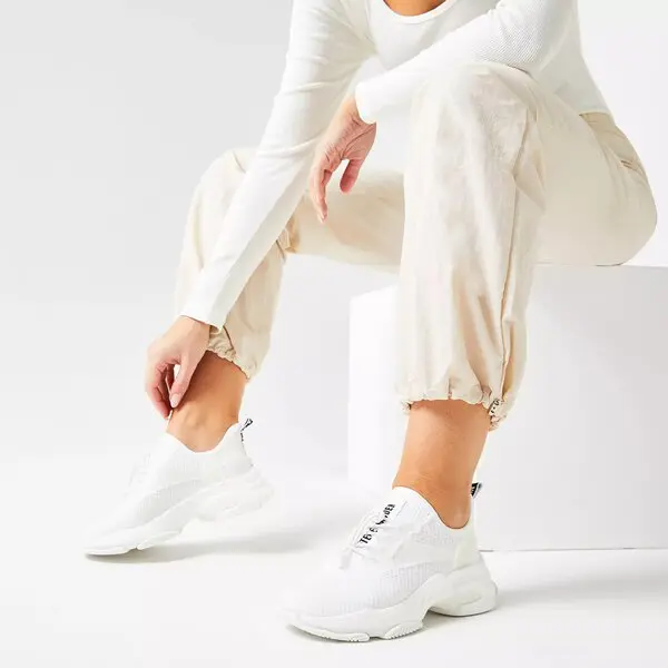 Steve Madden Match-e Heritage Runner Sneakers - White