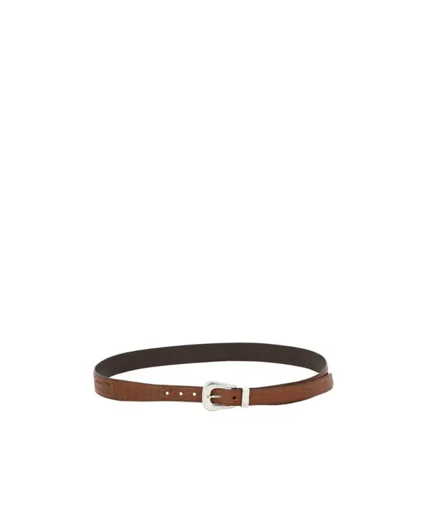 Brunello Cucinelli Embossed Buckle Belt