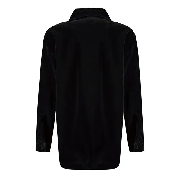 Palm Angels Long Sleeve Jacket With Logo And Side Stripes