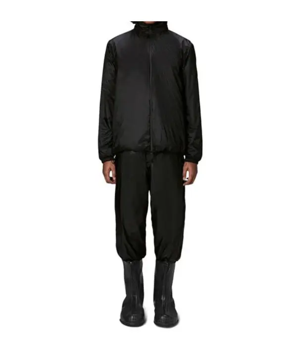 Rains Zipper Hooded Cotton Jacket