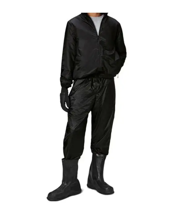 Rains Zipper Hooded Cotton Jacket