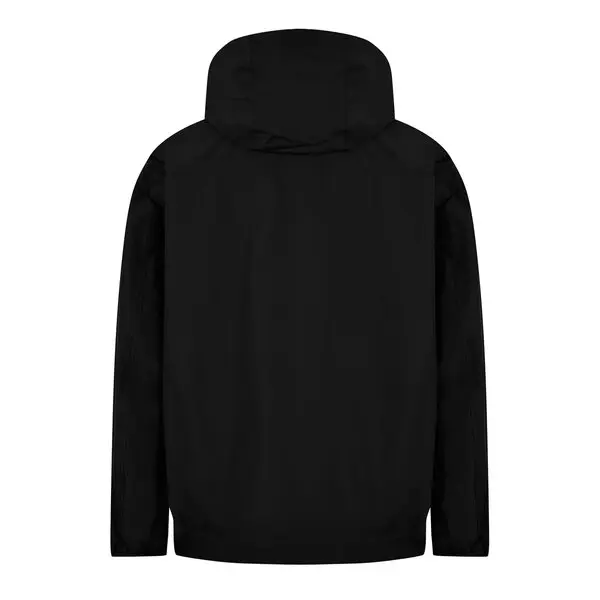 Dolce & Gabbana Zip-up Hooded Windbreaker Jacket With Logo Plaque