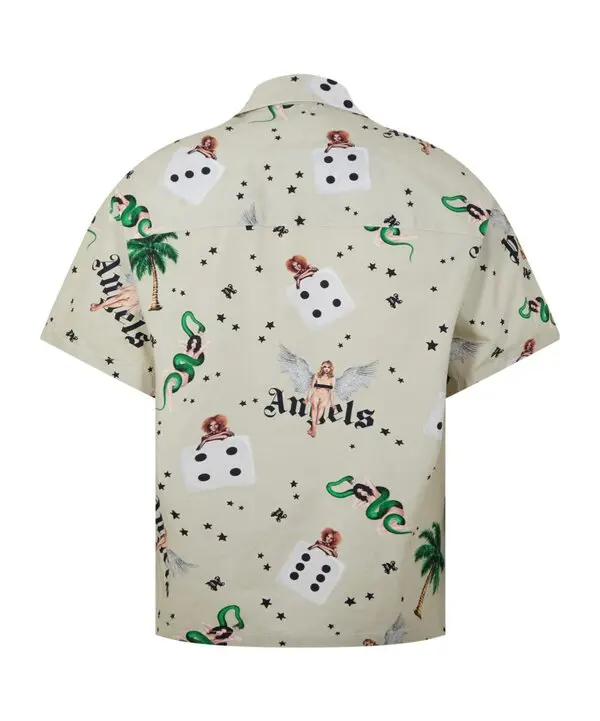 Palm Angels Pin Up Bowling Shirt