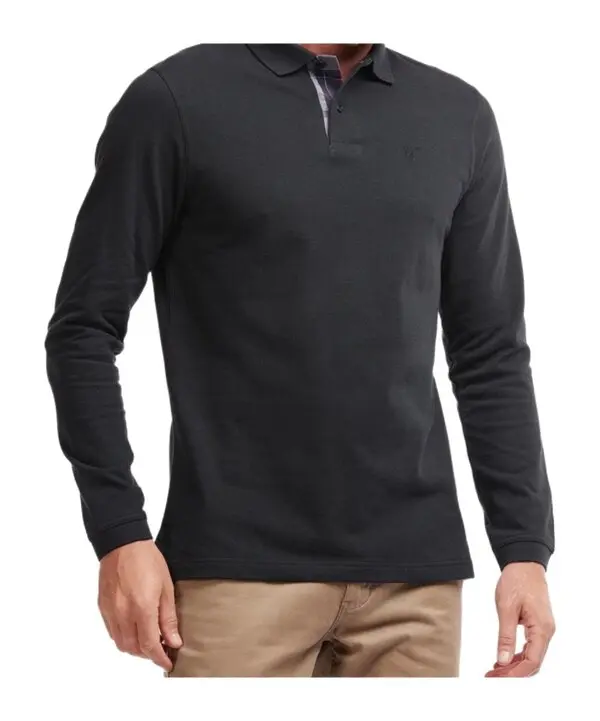 Barbour Long-sleeved Polo Shirt
