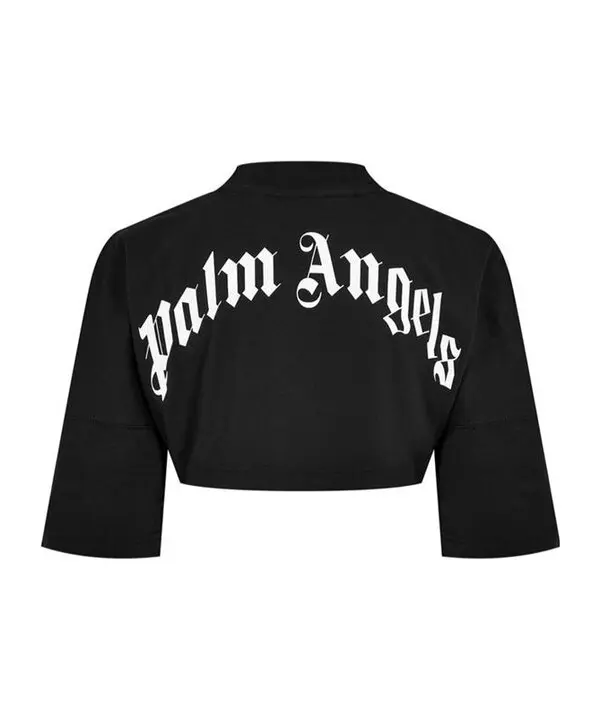 Palm Angels Logo Cropped T-shirt