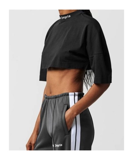 Palm Angels Logo Cropped T-shirt