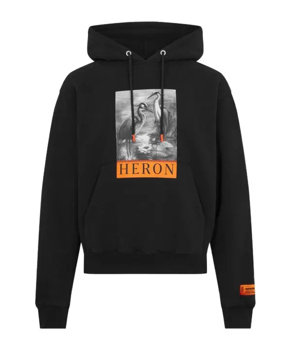 Heron Preston Long-sleeved Hooded Sweatshirt