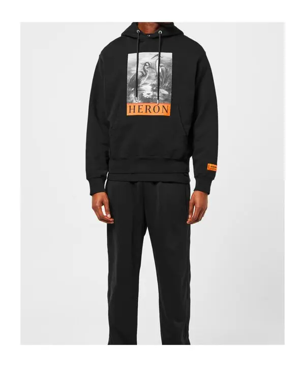 Heron Preston Long-sleeved Hooded Sweatshirt