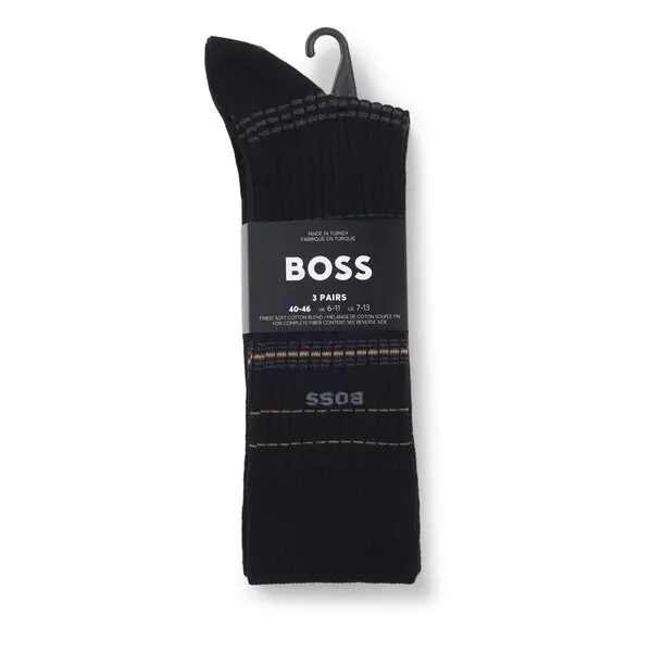 Hugo Boss Striped Cotton Socks