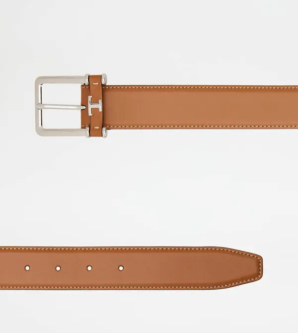 TOD'S Logo-plaque Buckle Belt