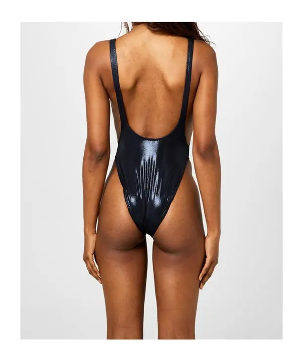 Norma Kamali Marissa U-neck Sleeveless Backless Swimsuit - True Navy