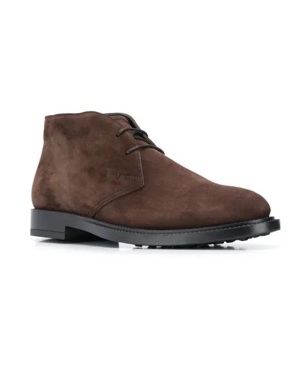 TOD'S Desert Almond-toe Ankle Boots